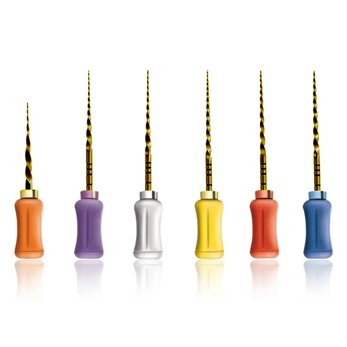 Super Endo Gold Hand Files (Pack Of 6)