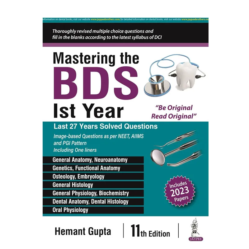 Jaypee Medical Mastering the BDS Ist Year