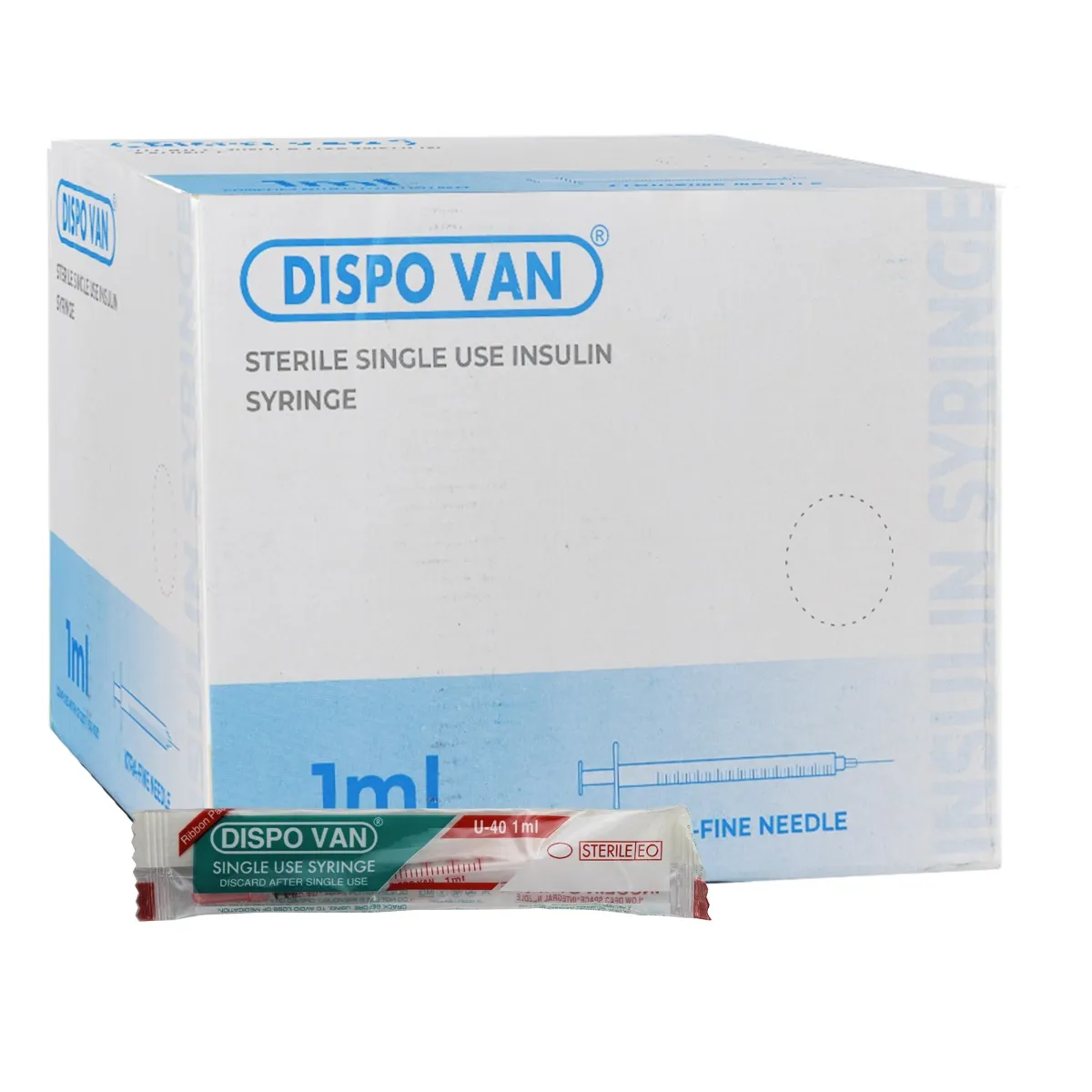 Hmd Dispo Van Insulin Syringe 1ml (U-40)