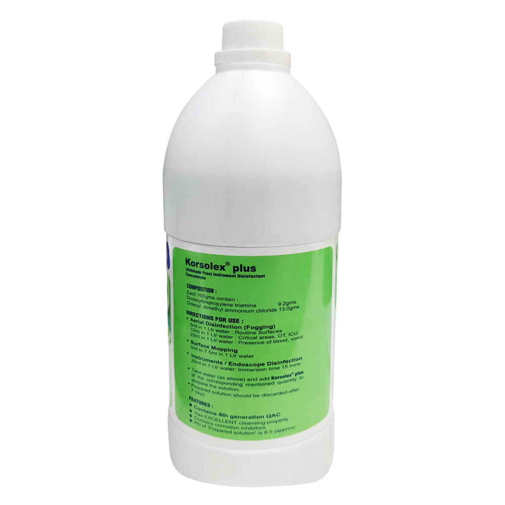 Korsolex Plus Instrument Disinfectant, 51% OFF