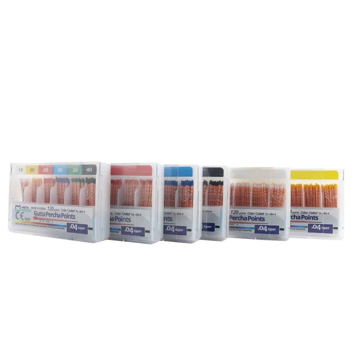 Shop Meta Gutta Percha Points Special Taper - 4% For Root Canal ...