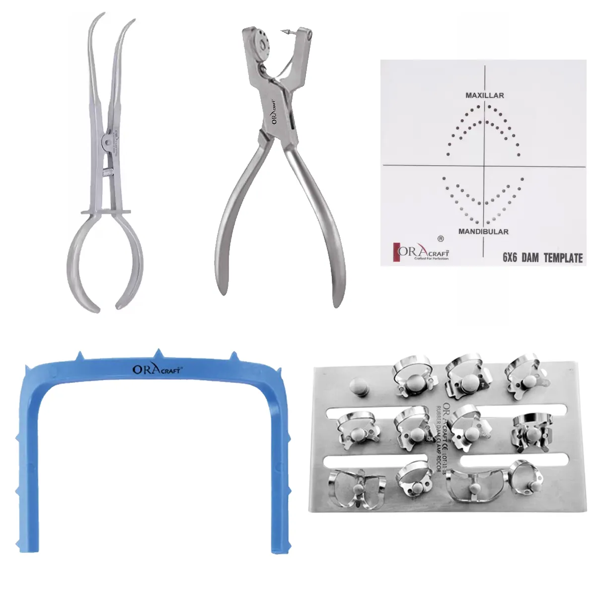 Oracraft Rubber Dam Kit (Without Sheets) - DDK