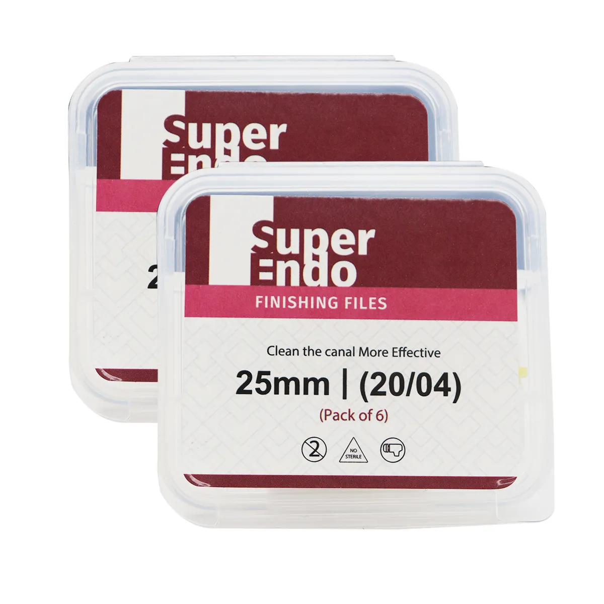 SuperEndo Finishing Files #20 25 mm (pack of 6)